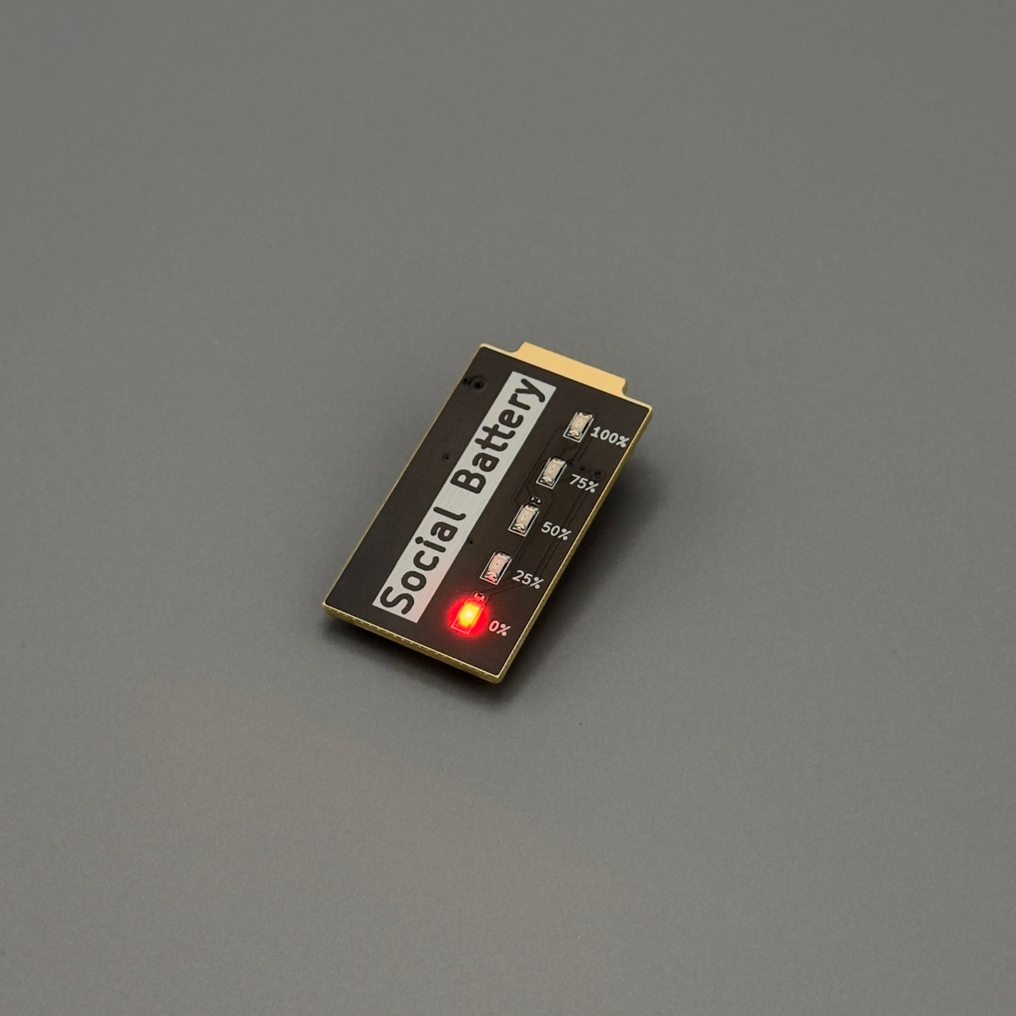 Social Battery Pin Badge – Hortus.dev